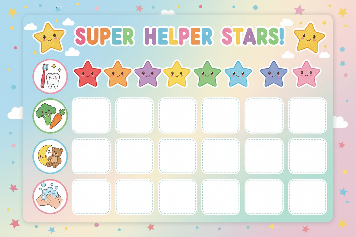 How to use star charts – Nurture Parenting Shop